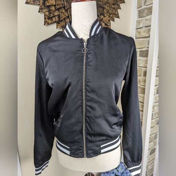 C&C California | Jackets & Coats | Cc California Black Bomber Jacket ...